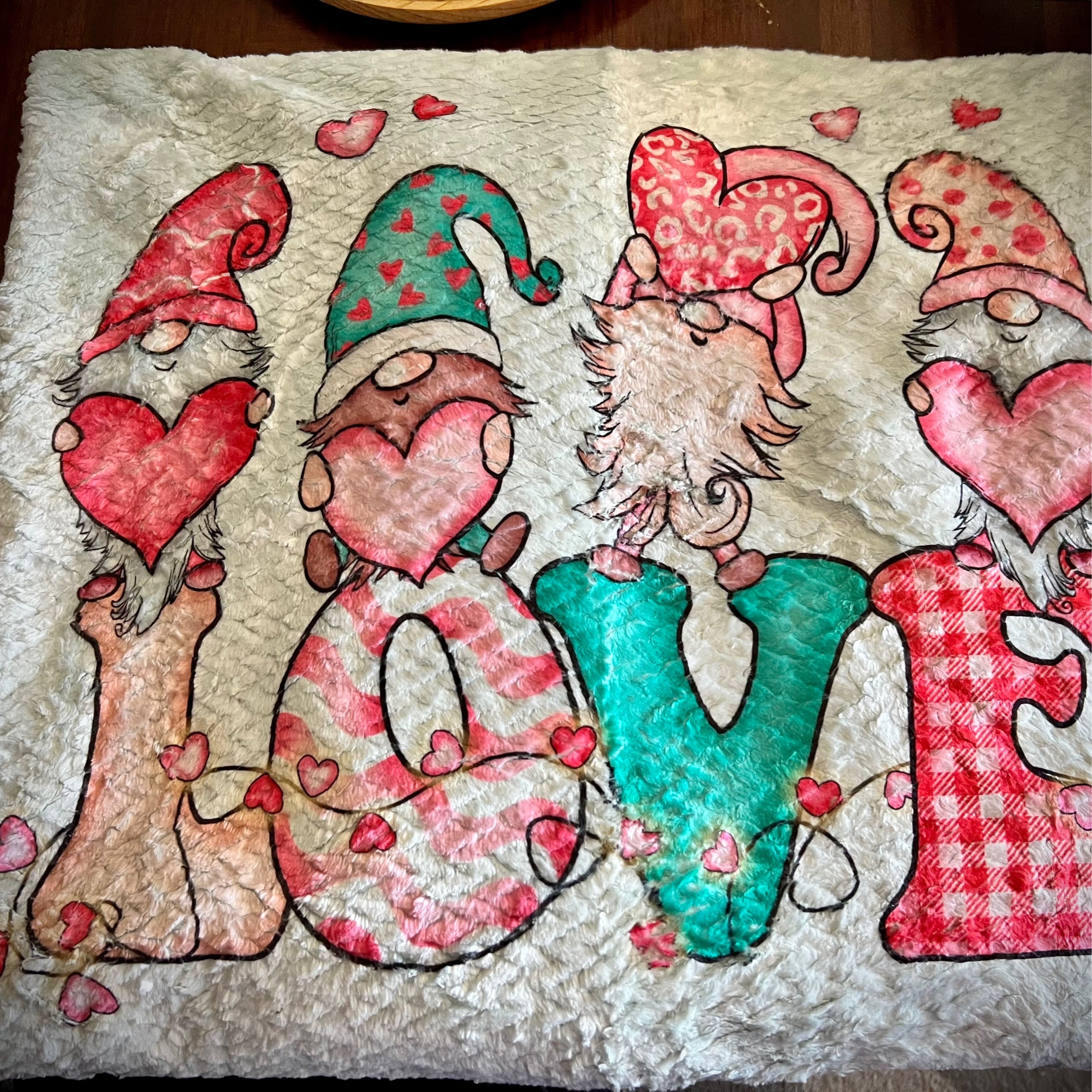 40”x50” throw | Flocking Fabulous Designs